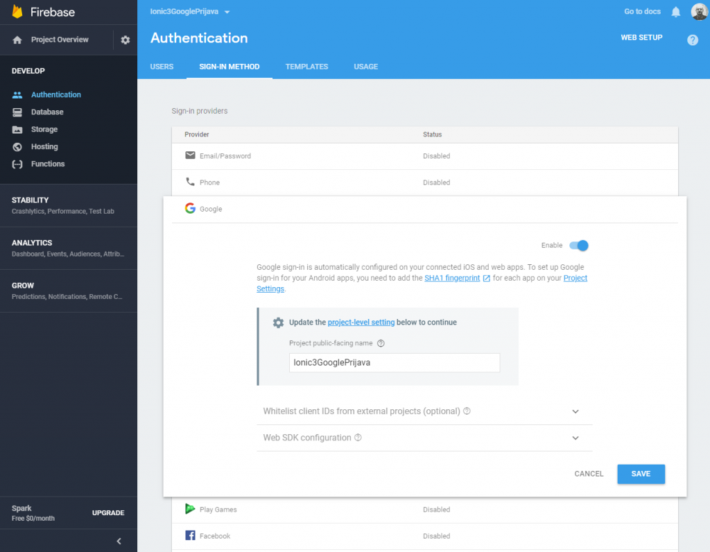 Ionic 3 – Google login/prijava - Tomislav Stanković