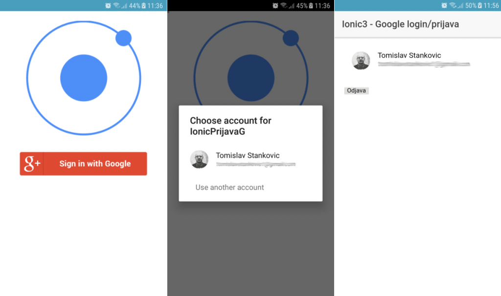 Ionic 3 – Google login/prijava - Tomislav Stanković