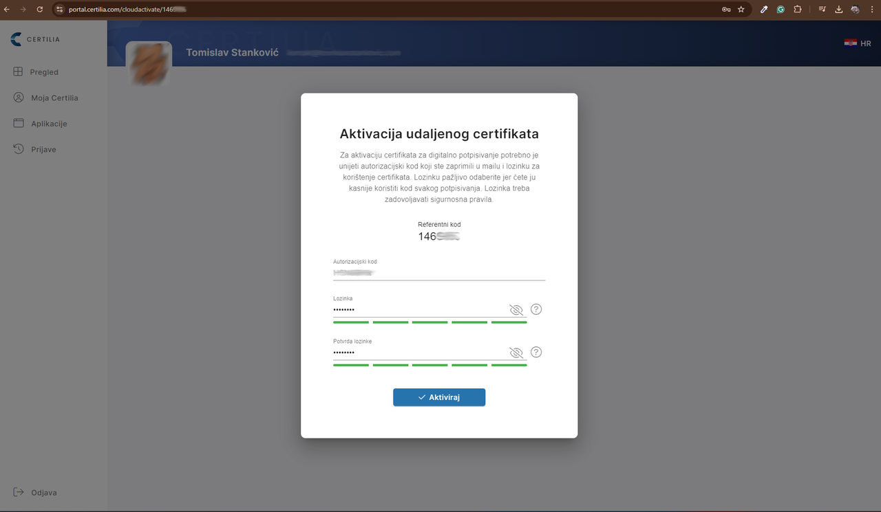 Aktivacija eOsobne iskaznice i Certilia mobileID aplikacije - Tomislav ...